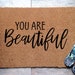 Hello Beautiful Vinyl Sticker - Etsy