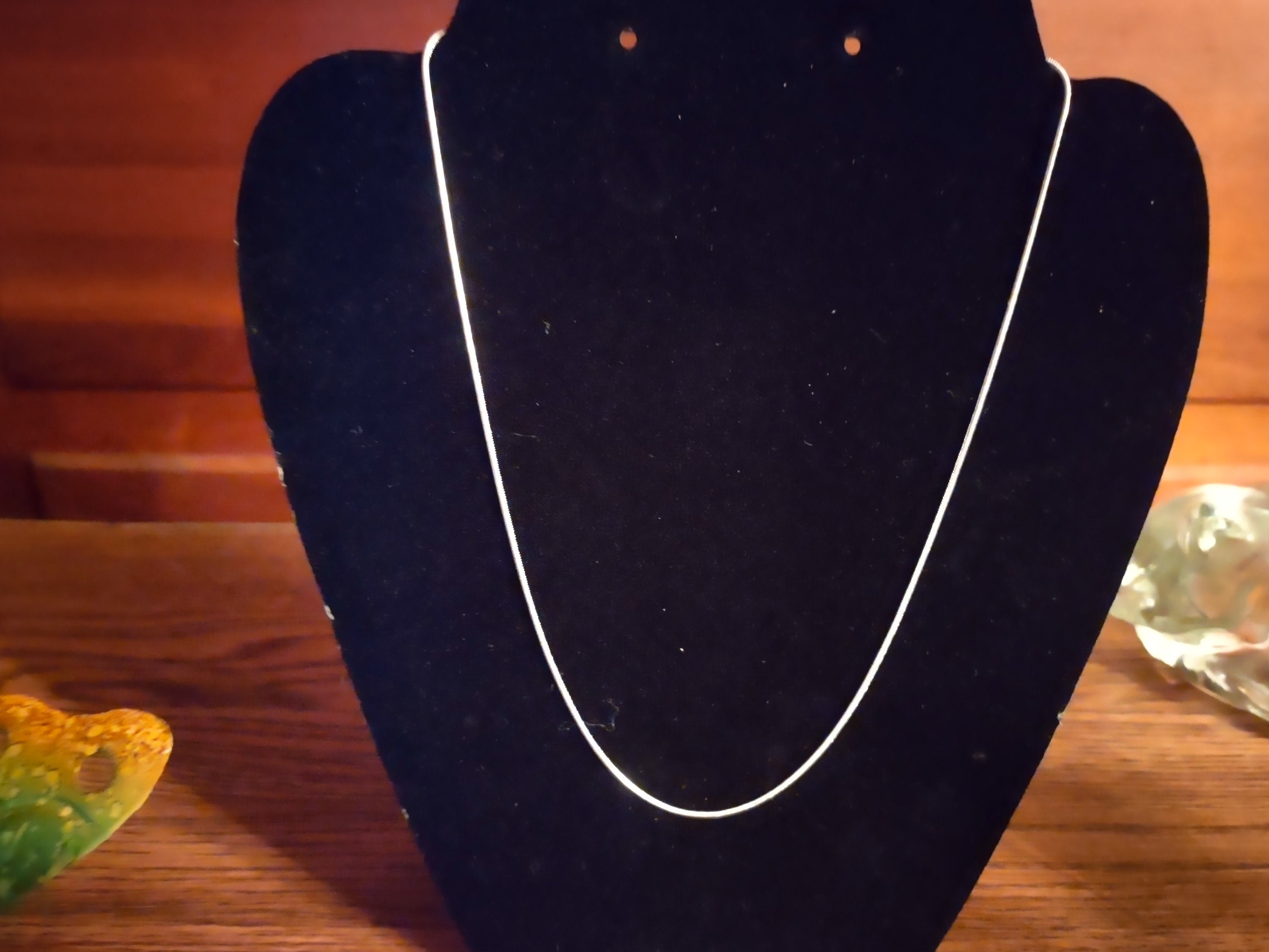 Treasure Hunt Item Sterling Silver 18-inch Snake Style Chain .925 - Etsy