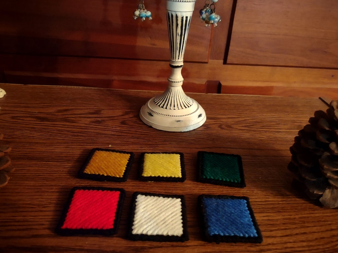 Rubric Cube Frig Magnets Plastic Canvas 6 Blocks Set - Etsy Canada