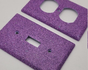 Light Pink Glitter Opal Piglet Light Switch & Outlet Covers | Etsy