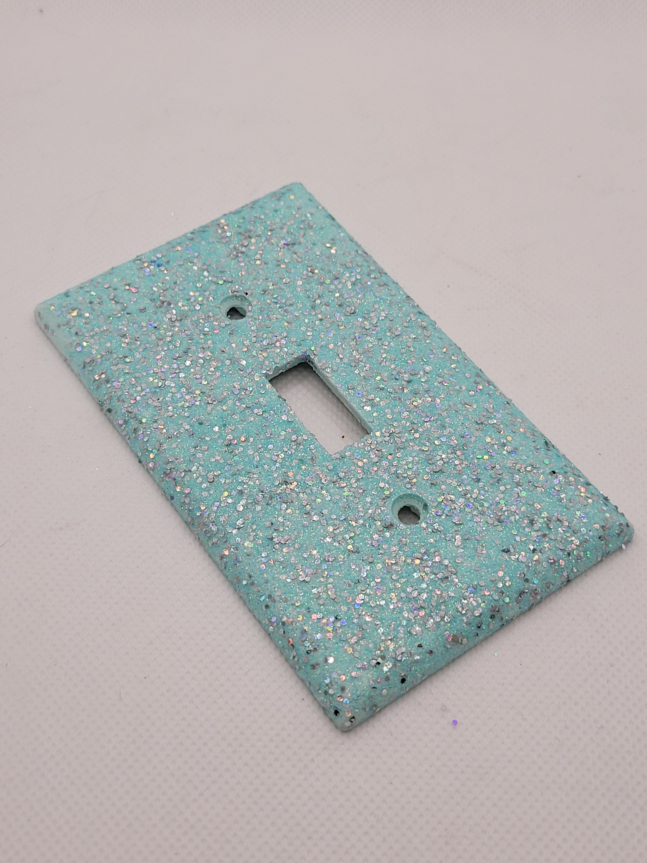 Ice Queen- Teal Glitter Decor- Light Blue Glitter - Light Switch ...