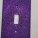 Purple Glitter Glitter Light Switch and Outlet Plates Sparkle Glitter ...