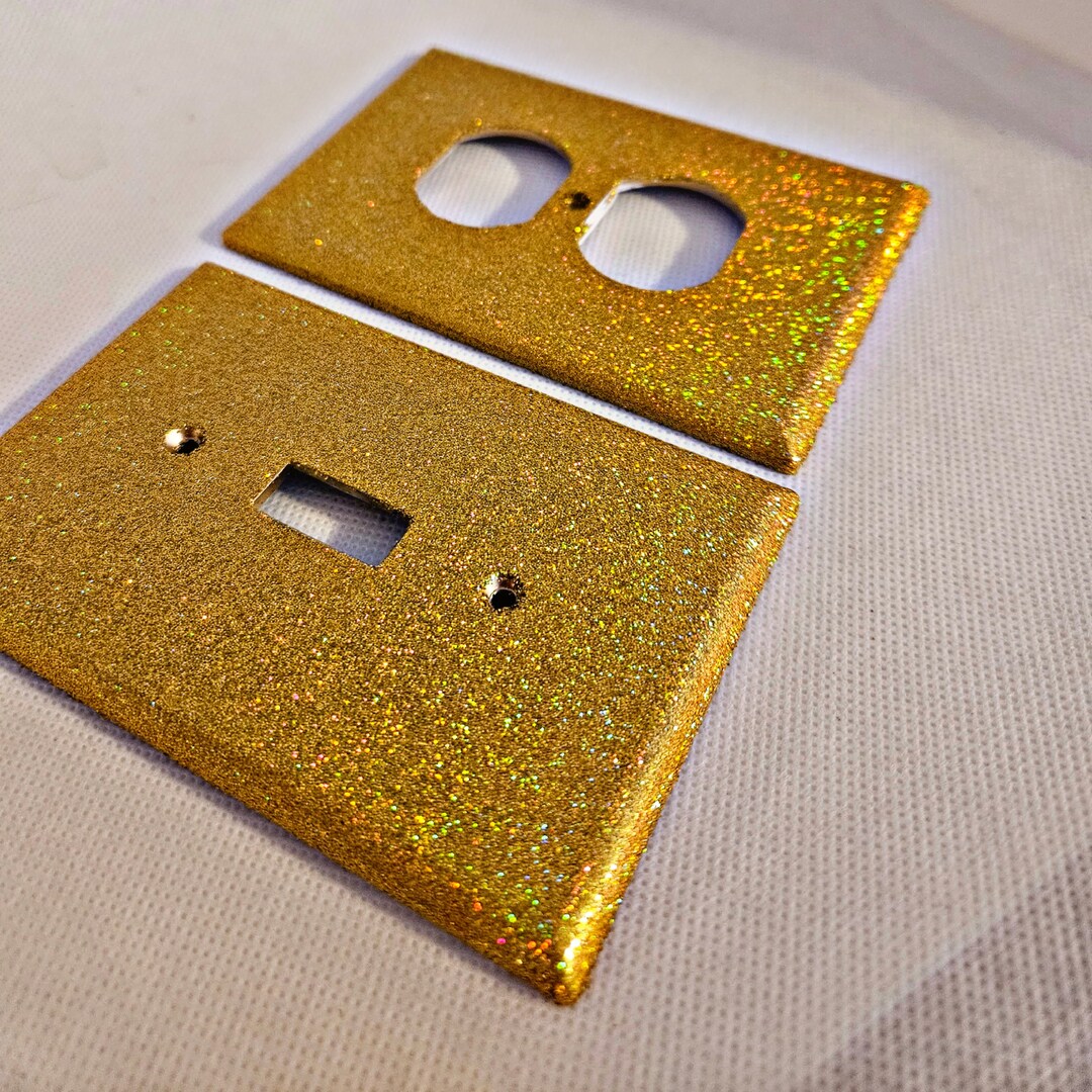 Holographic Rainbow Gold Glitter - Sparkle - Glitter Decor - Home Decor ...