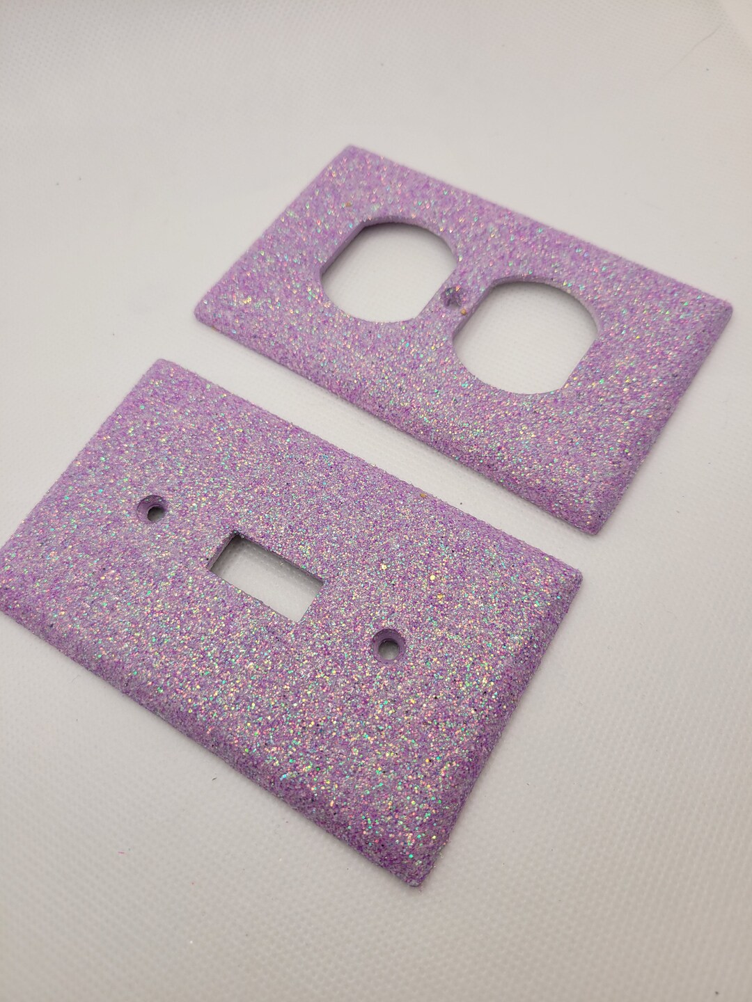 Light Purple Glitter- Iced Lavender- Light Switch & Outlet Covers ...