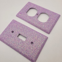 Ombré Purple Leopard Light Switch Cover - Etsy