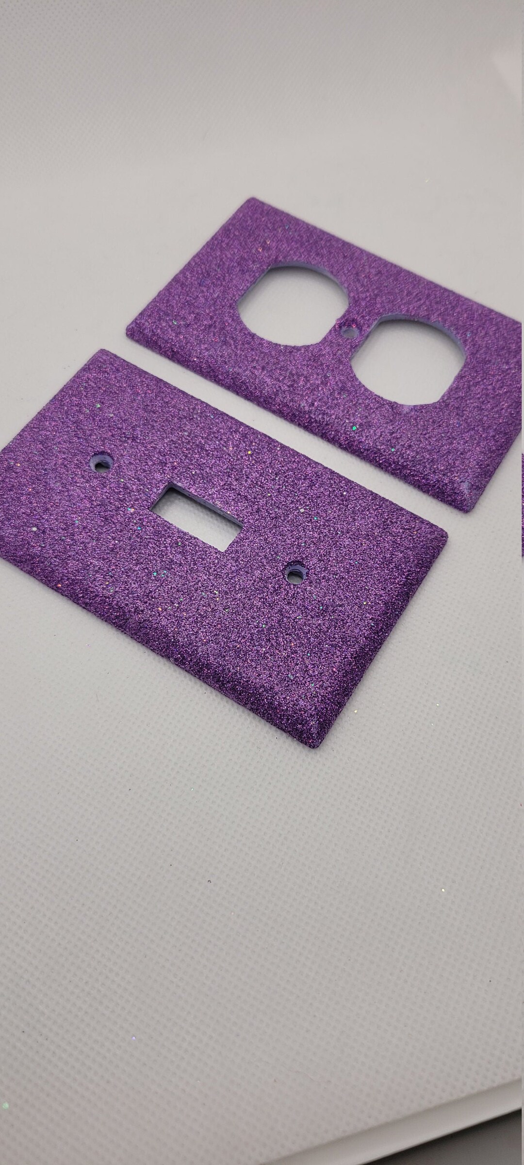 Holographic Purple - Light Switch & Outlet Covers - Rustic Sheek ...