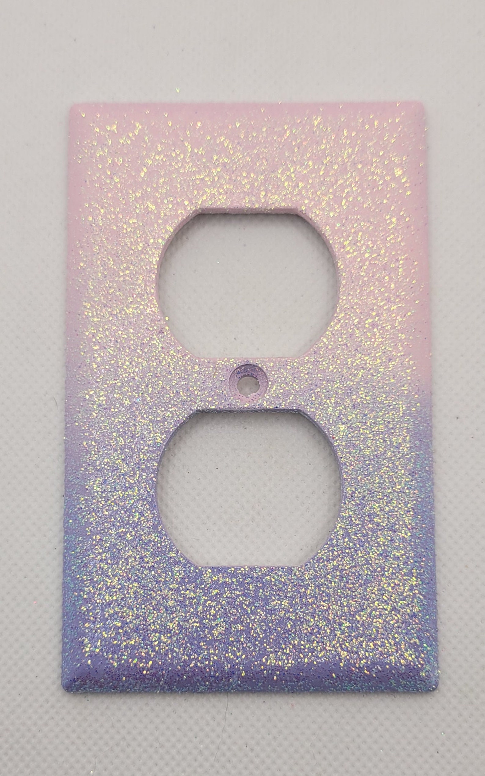 Light Pink and Purple Ombre Glitter Light Switch & Outlet - Etsy