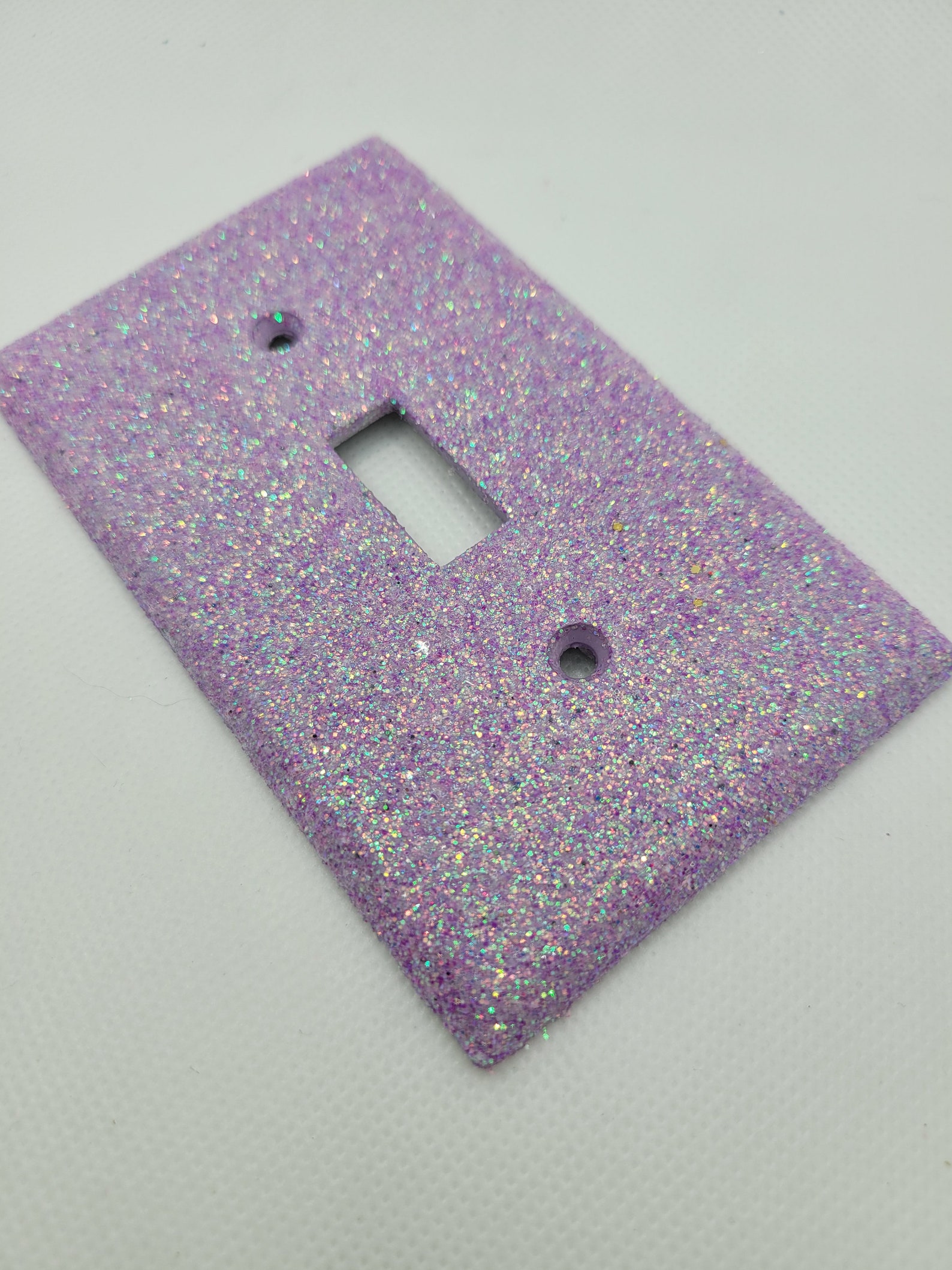 Light Purple Glitter Iced Lavender Light Switch & Outlet | Etsy