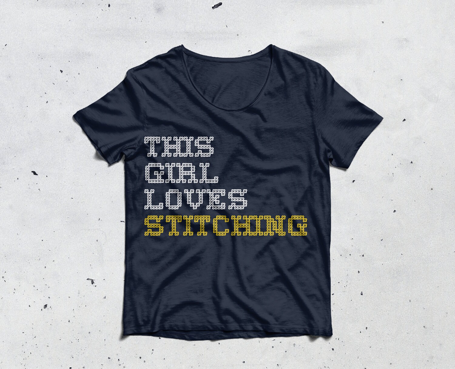 This Girl Loves Stitching SVG PNG Printable Cutout Mom - Etsy