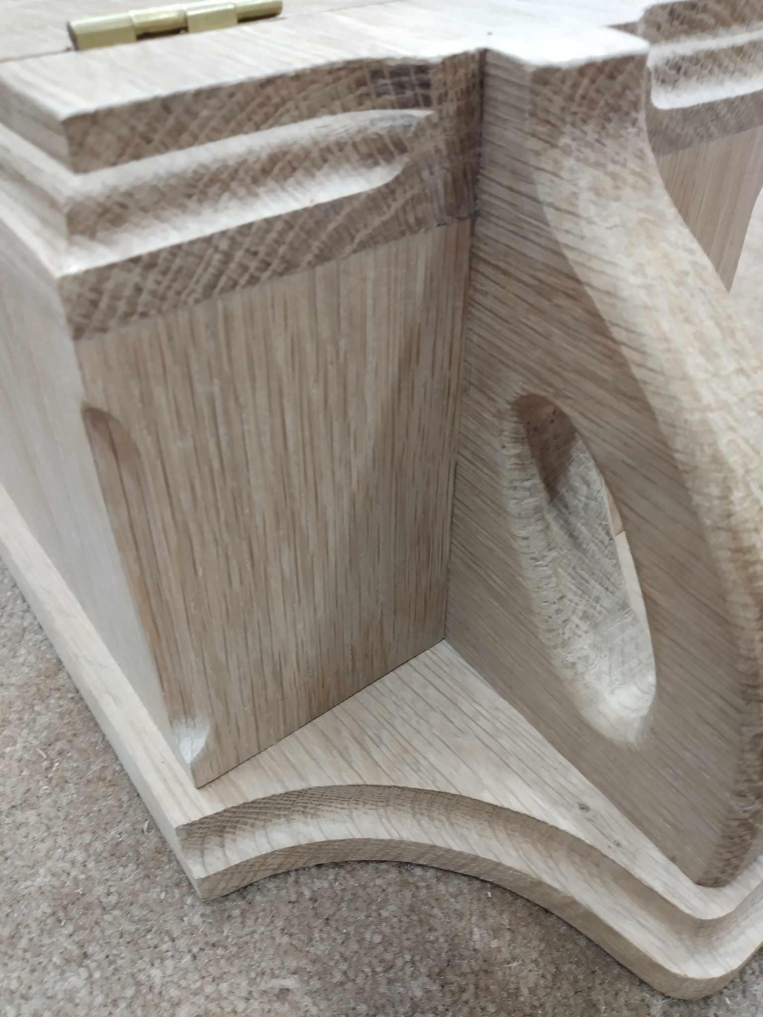 Deluxe Graveside Soil and Petal Box - Light Oak - Etsy