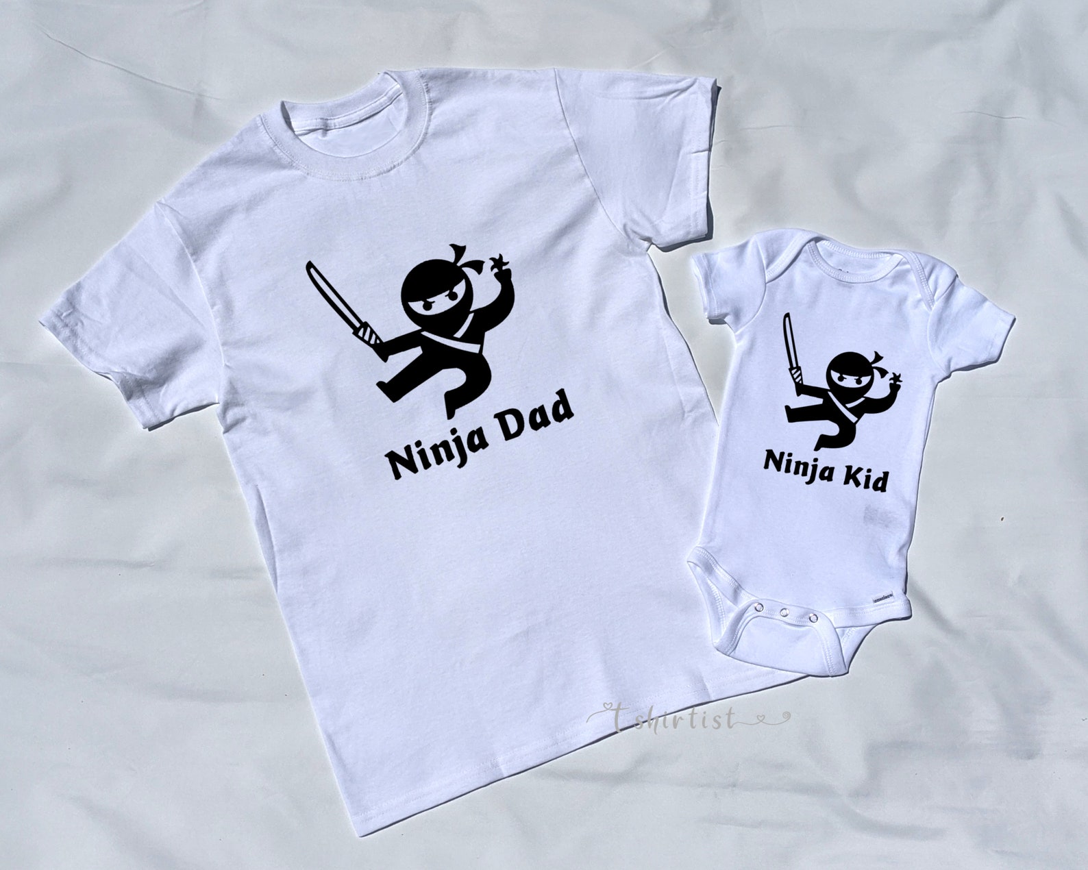 Ninja kids shirt Ninja dad t shirt Fathers day tee Funny | Etsy