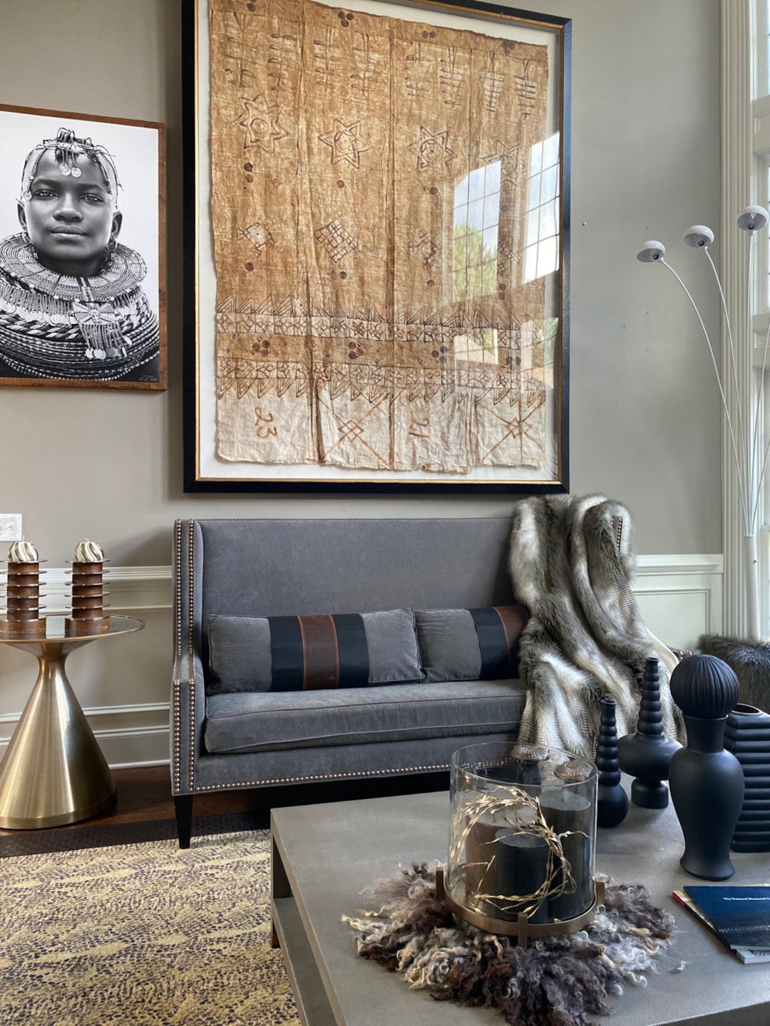 Leather 2-colour Sofa Runner, Multiple Colour Runner for Both Sofa ...