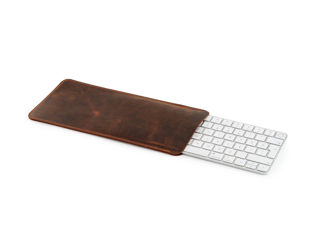 Leather Keyboard Sleeve: Handmade 1.5 Mm Distressed Keyboard Case for ...