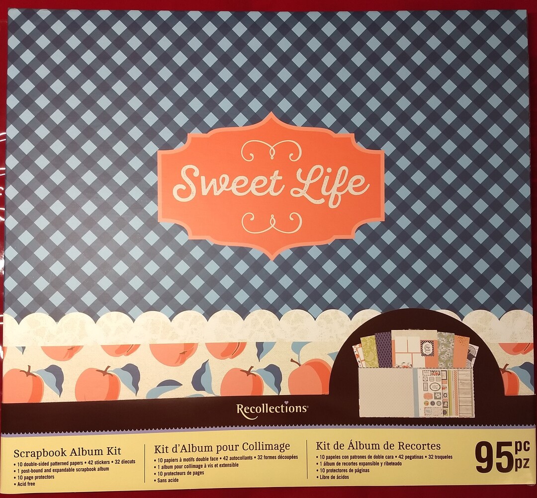 Recollections Scrapbook Album Kit 12X12 (sweet Life) - Etsy
