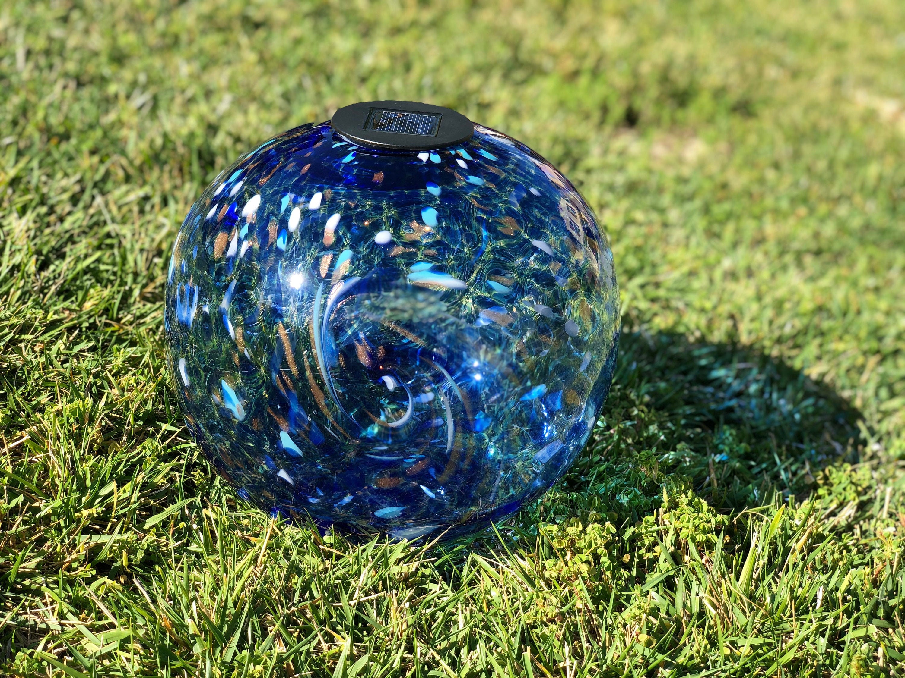 12 Xlarge LED Solar Orb Gaze Ball/garden/pathway - Etsy