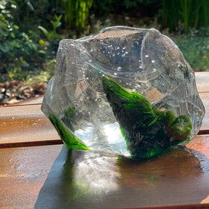 Large Volcanic Glass Rock Chunk Great for Garden Decor, Fish Tank ...