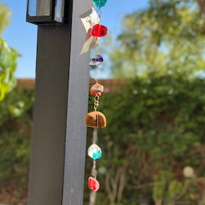 4ft Recycled Art Glass Rock Rain Chain - Etsy
