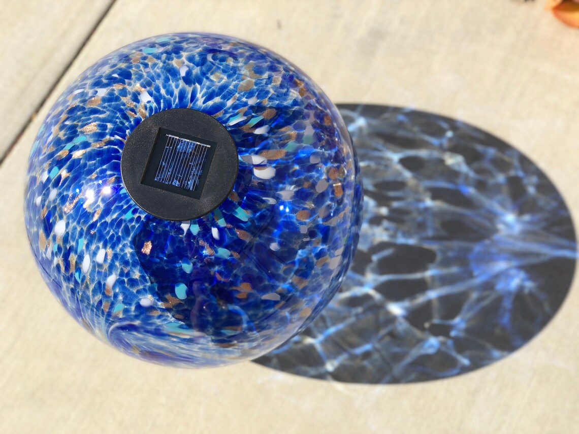 12 Xlarge LED Solar Orb Gaze Ball/garden/pathway - Etsy
