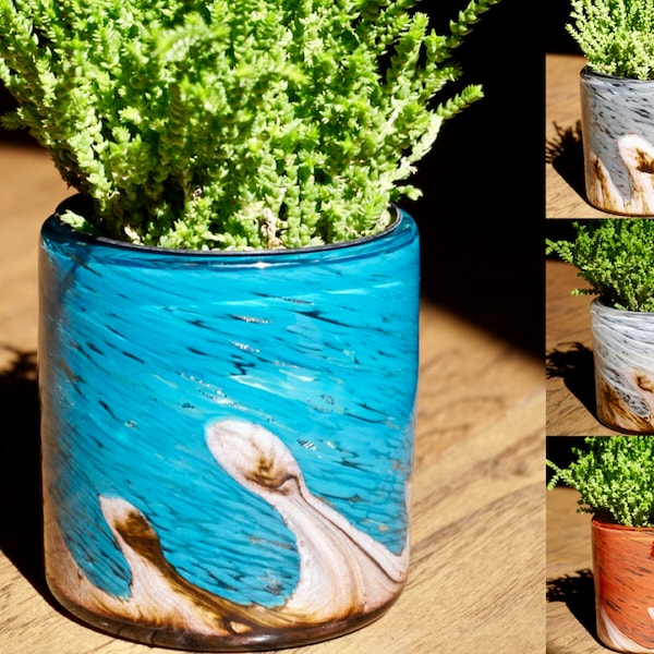 Glass Planter - Etsy
