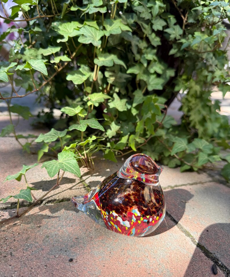 Handcrafted Art Glass Bird Figure - Etsy