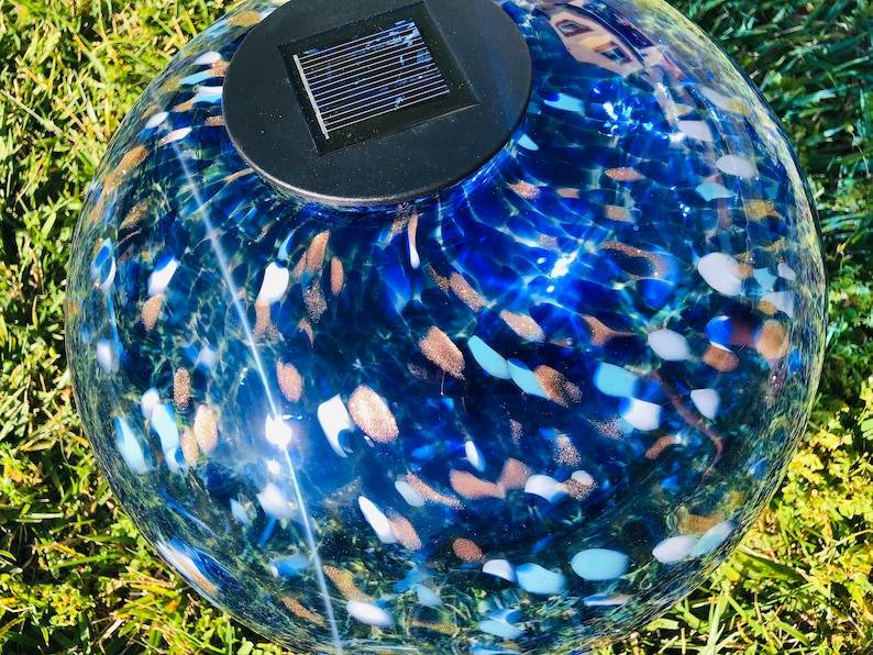 12 Xlarge LED Solar Orb Gaze Ball/garden/pathway - Etsy