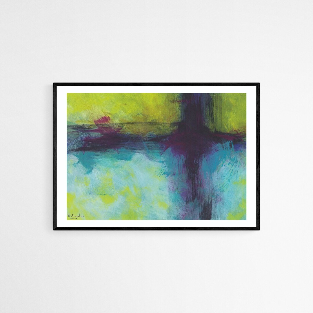 Giclee Abstract 'cruciform Abstract Study 4' Artwork Prints. High ...