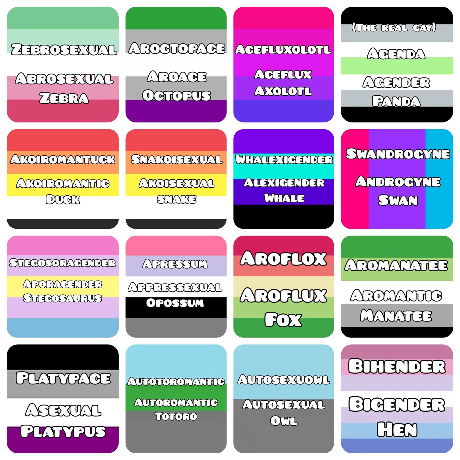 Crochet LGBTQ flag animals Handmade made-to-order | Etsy