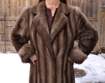 Vintage fur coat | Etsy