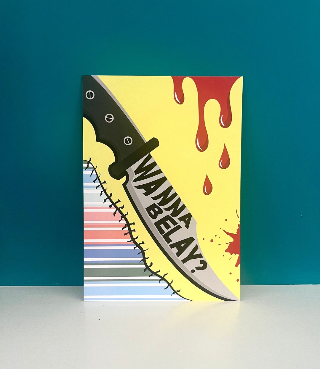 Rock Climbing Movie Print | Chucky | Rock Climbing Gifts | Climbing ...