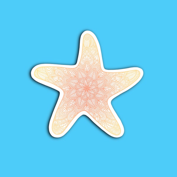 Starfish Sticker - Etsy