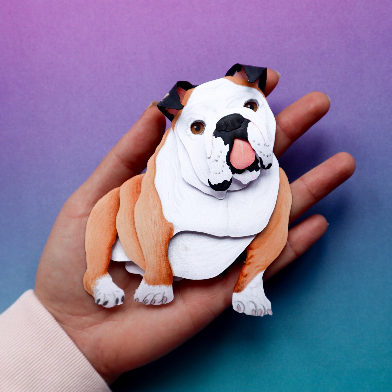 Custom 3D Dog Portrait • Paper Cut Pet Memorial • Unique Handmade Pet ...