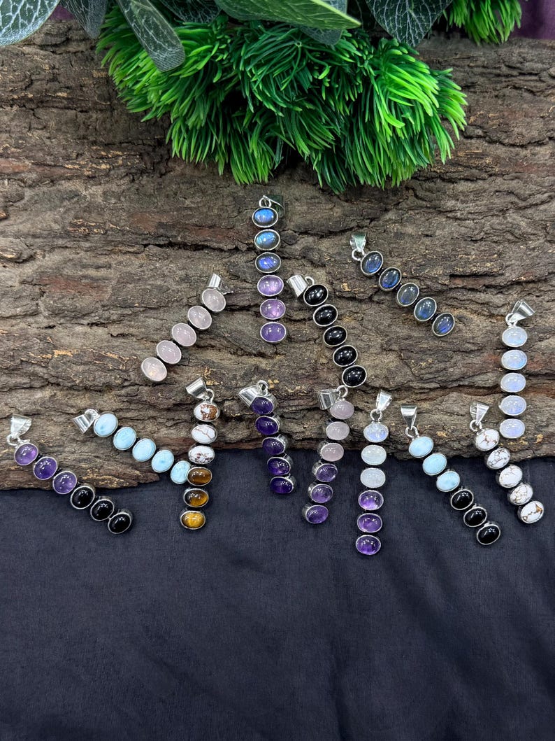 Larimar, Amethyst, Moonstone, Wild Horse & Turquoise Multi Stone ...