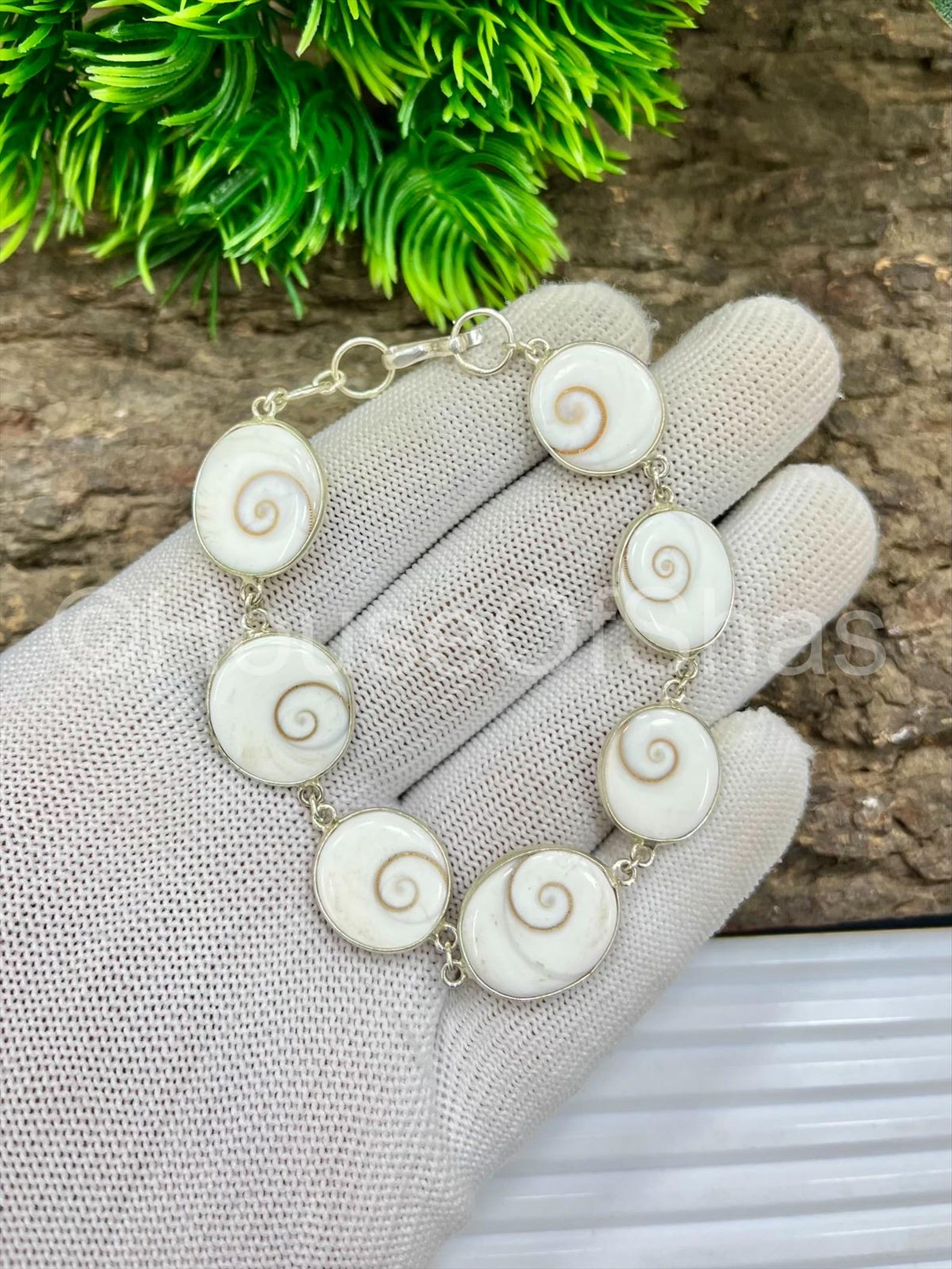 Shiva Eye Bracelet | 925 Sterling Silver Plated | Handmade Spiritual ...