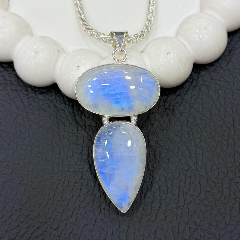 Blue Moonstone Pendants - Etsy