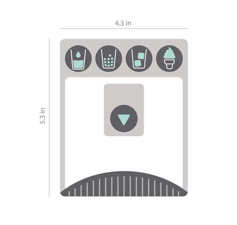 Fridge Decal for Play Kitchen Silver & Gold // Makeover - Etsy