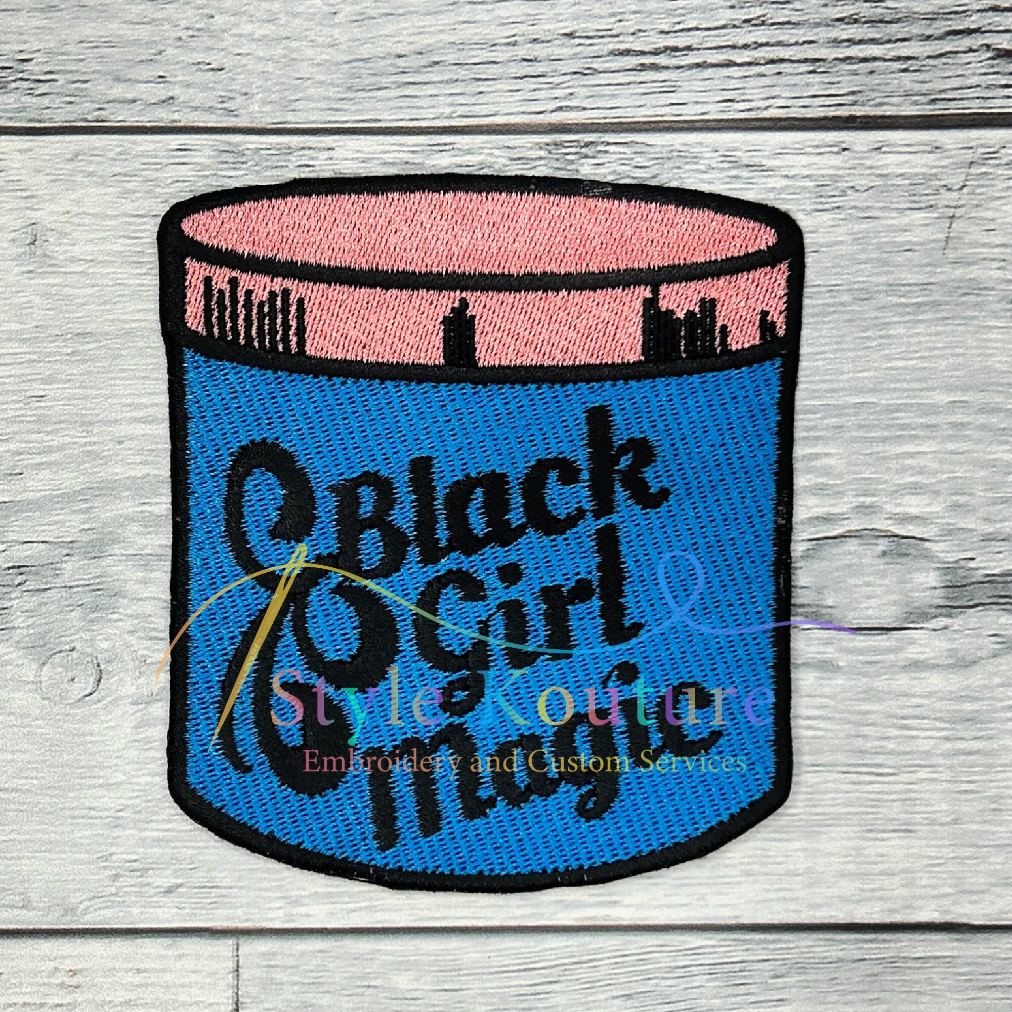 Black Girl Magic Patch, Black Girl Patch, Bluemagic Patch, Hair Patch ...