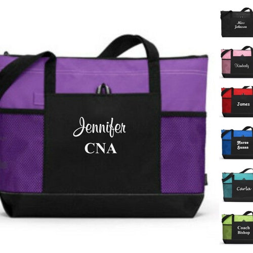 Personalized Monogrammed CNA Tote Bag Nurse Gift Nursing | Etsy