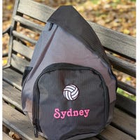 Personalized Volleyball Sling Backpack - Etsy