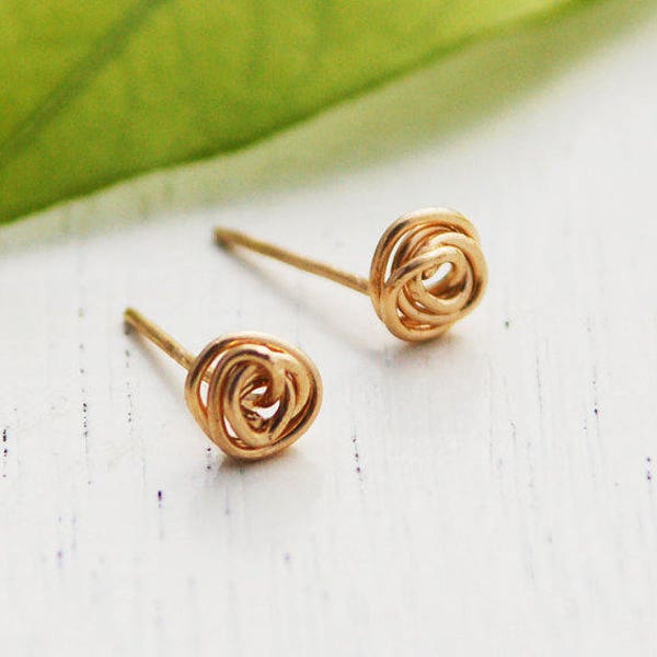 Simple Stud Earrings - Etsy