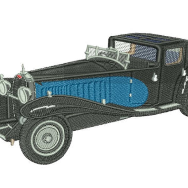 Bugatti Embroidery Design - Etsy