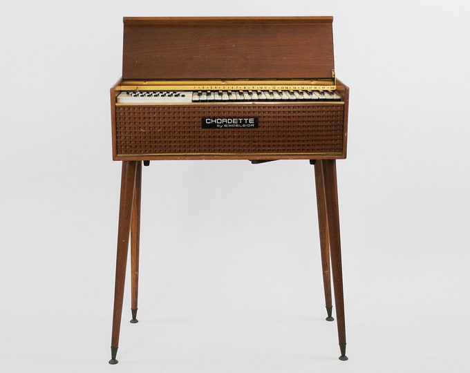 1950s Chordette by Excelsior Chord Organ - Mid Century Modern - Wooden ...