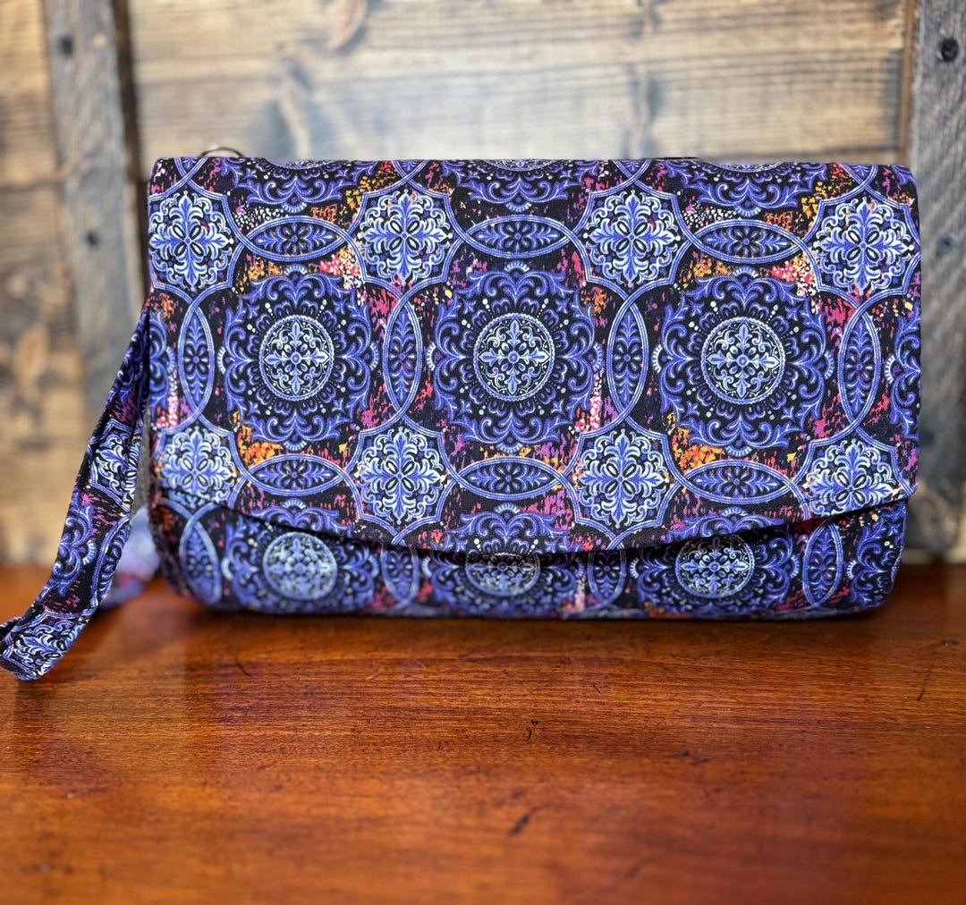 Purple Medallion Purse - Etsy