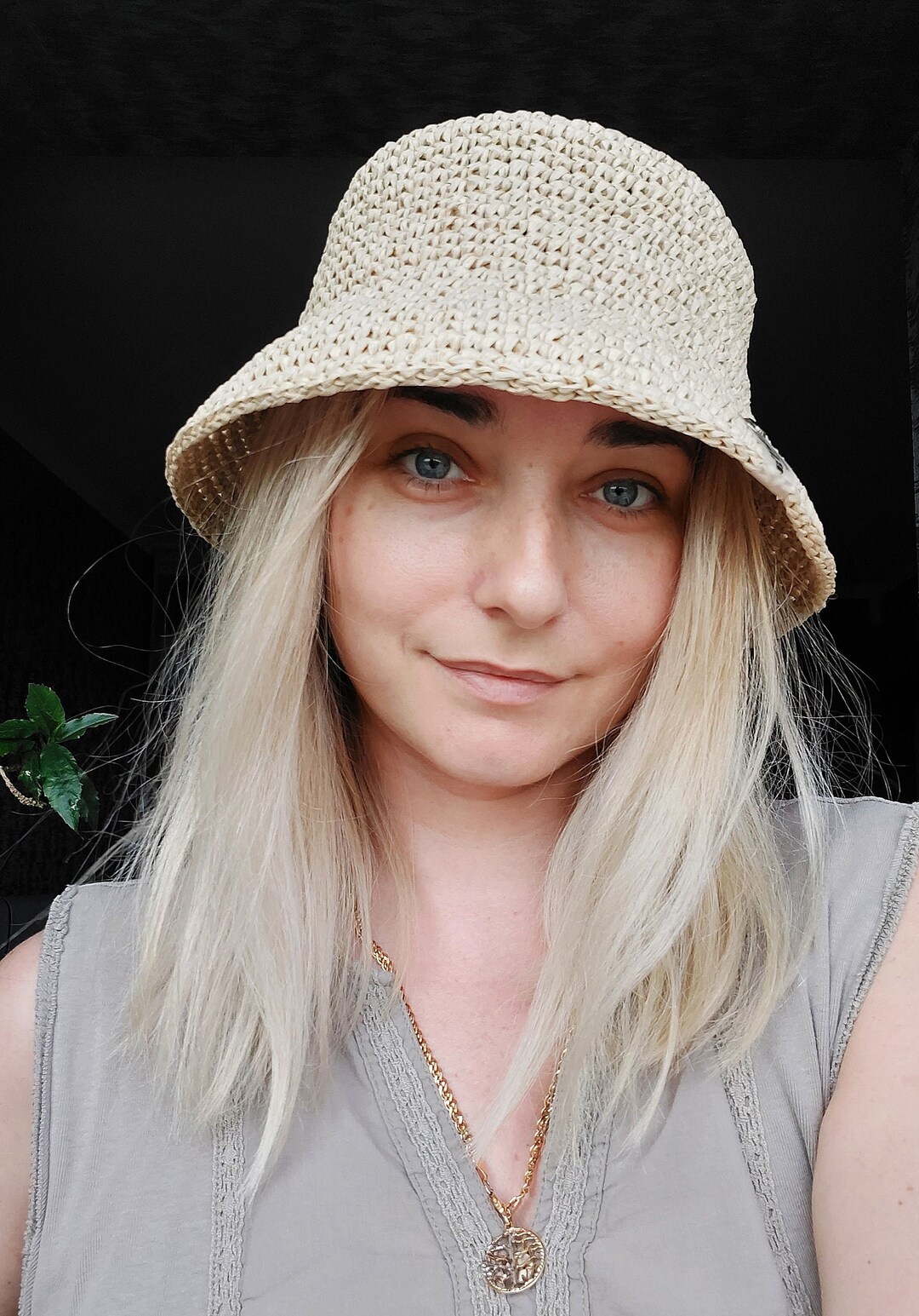 Summer Bucket Hat, Womens Straw Hat, Crochet Bucket Hat, Beach Hat for ...
