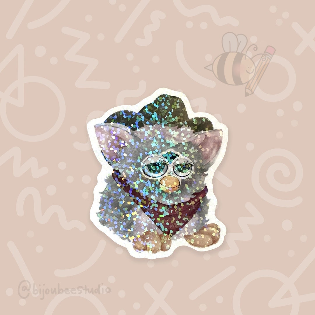 HOLOGRAPHIC Furby Sticker! - Lone Ranger - Etsy