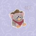 Cowboy Furby Sticker Lone Ranger - Etsy