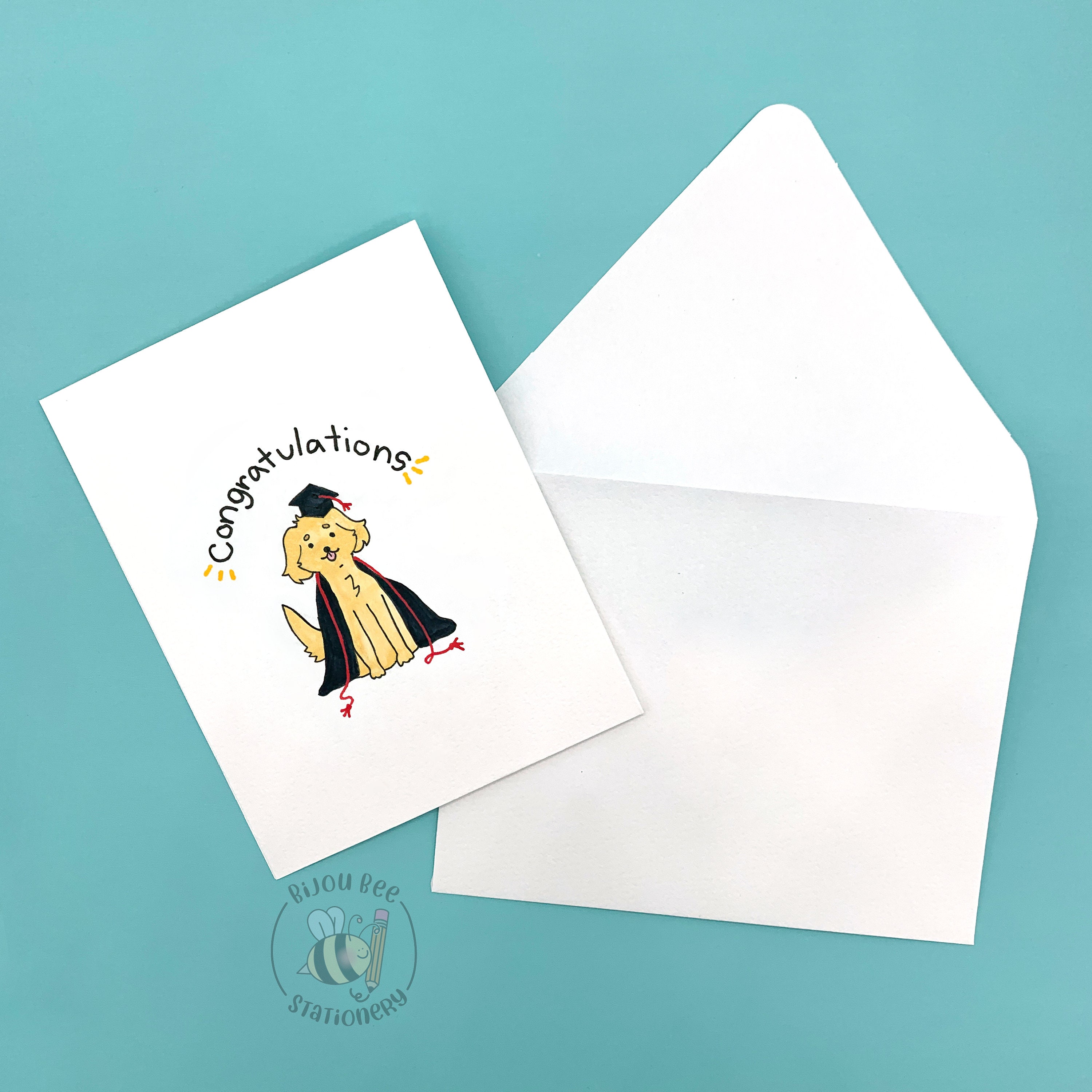 Dog Congratulations Graduation Card Cute Silly - Etsy