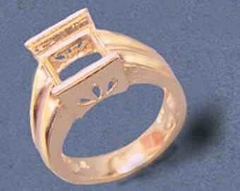 Blank Channel Ring - Etsy