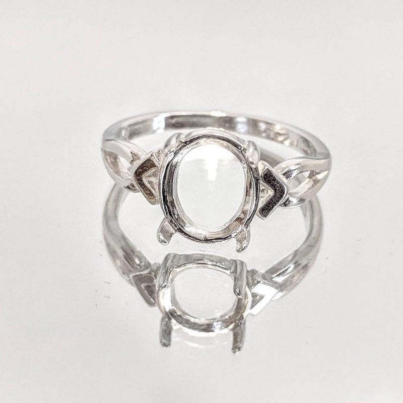 Silver Ring Settings - Etsy