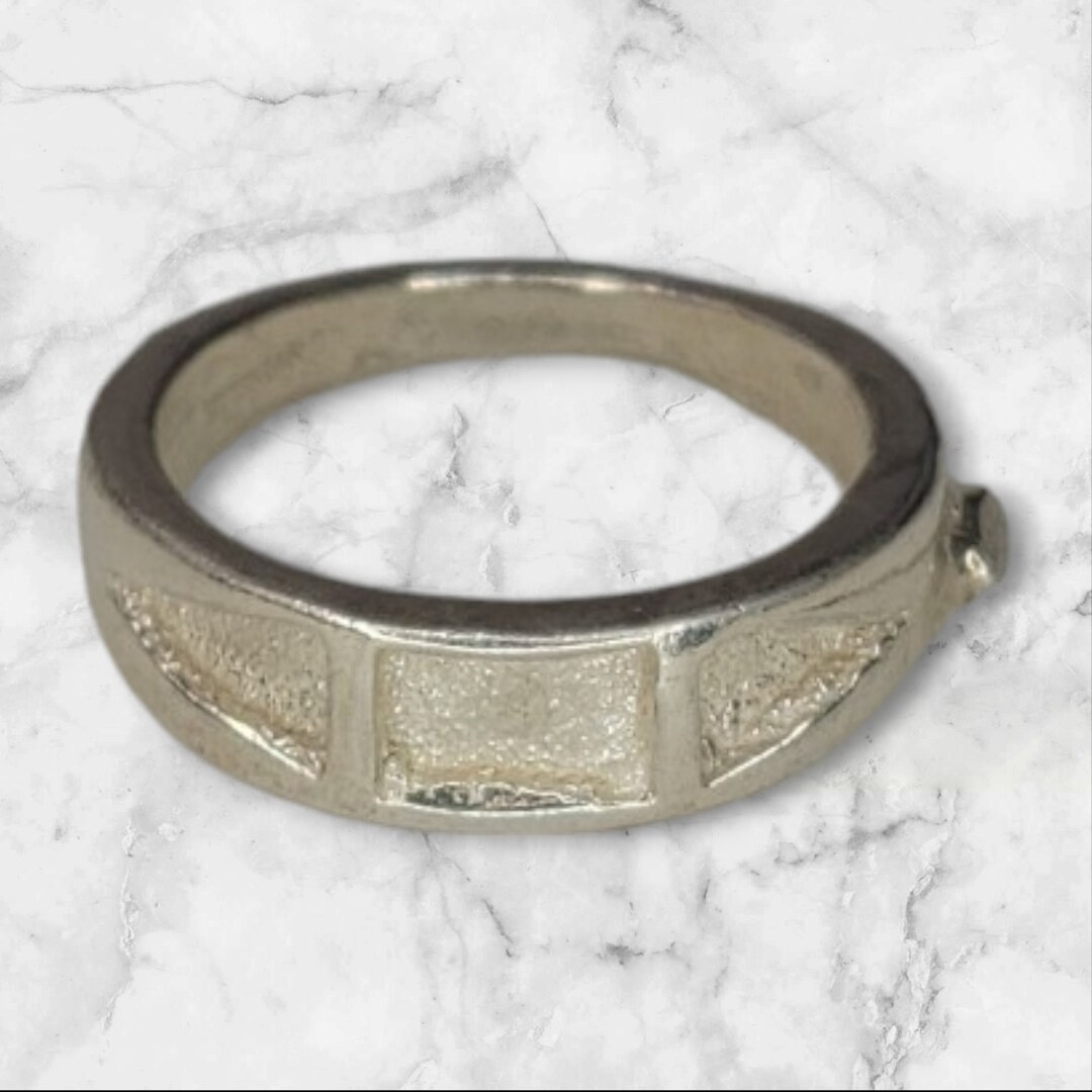 Solid Sterling Silver Inlay Rectangle, Triangle Blank Setting, Rough ...