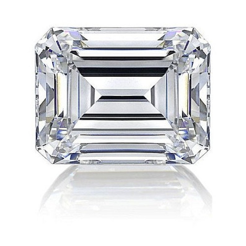 Wholesale White Cubic Zirconia CZ 5x3-16x12mm Emerald Cut | Etsy